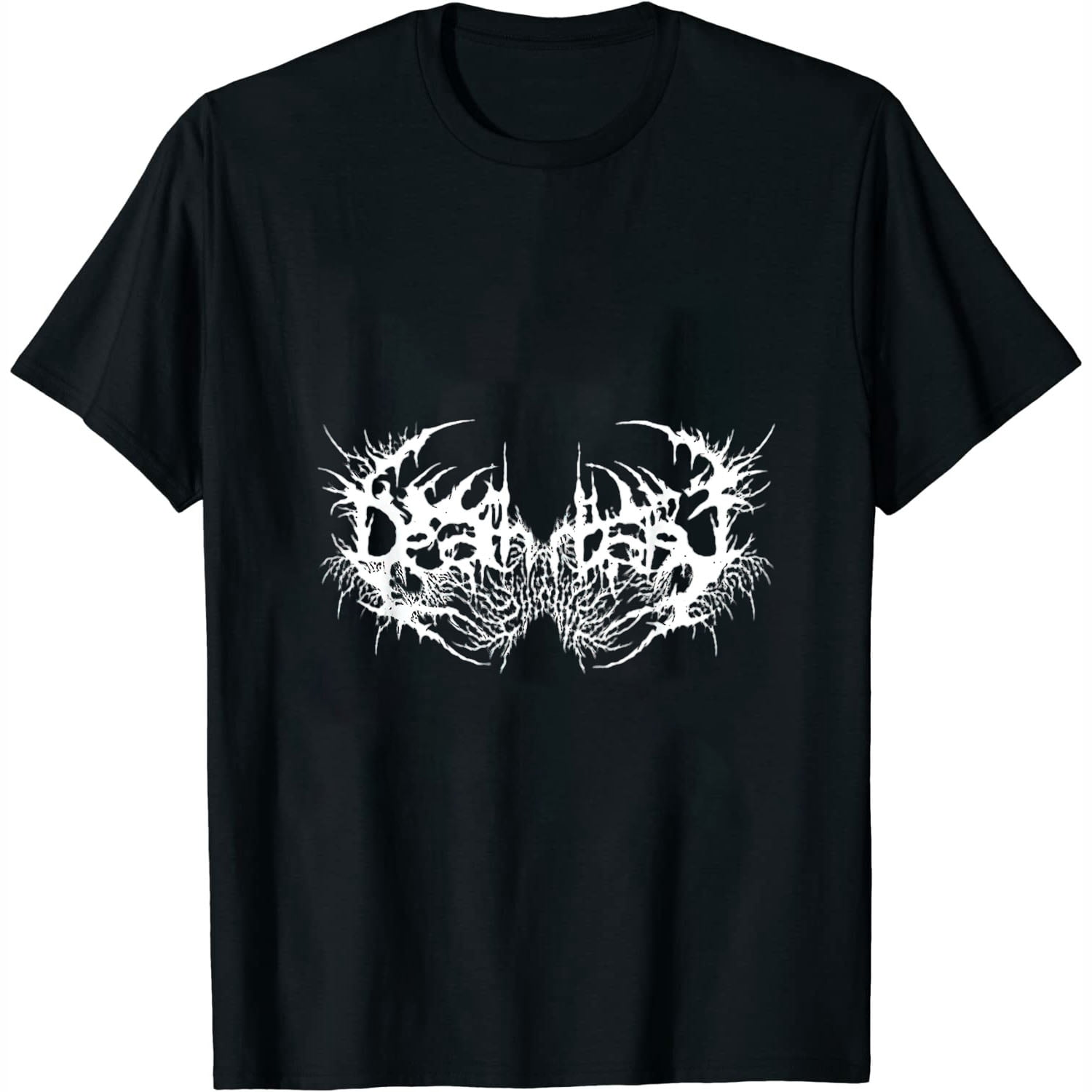 Death Metal Logo Symbol Font | Metalhead Musician Womens T-Shirt Black ...