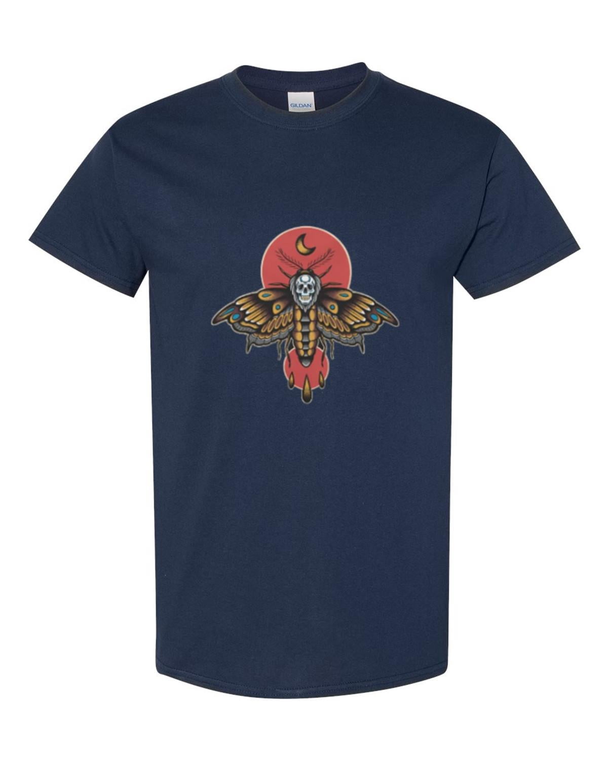 Death Moth Classic T-Shirt with Elegant and Mysterious Graphic Design ...