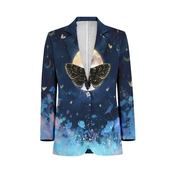 Death Moth Moon Men Blazers Slim Clothing Summer Jacket Man Oversize ...