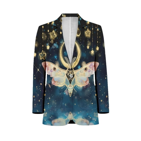 Death Moth Moon Men Blazers Slim Clothing Summer Jacket Man Oversize ...