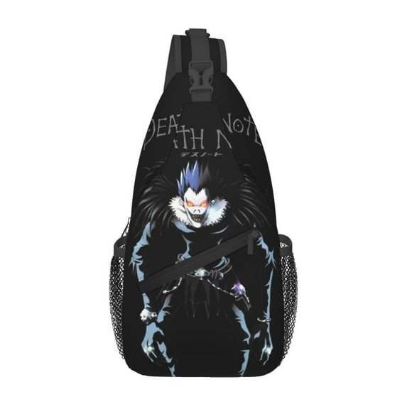 Death N0-Te Sling Backpack Cartoon Crossbody Bag Travel Hiking Backpack ...