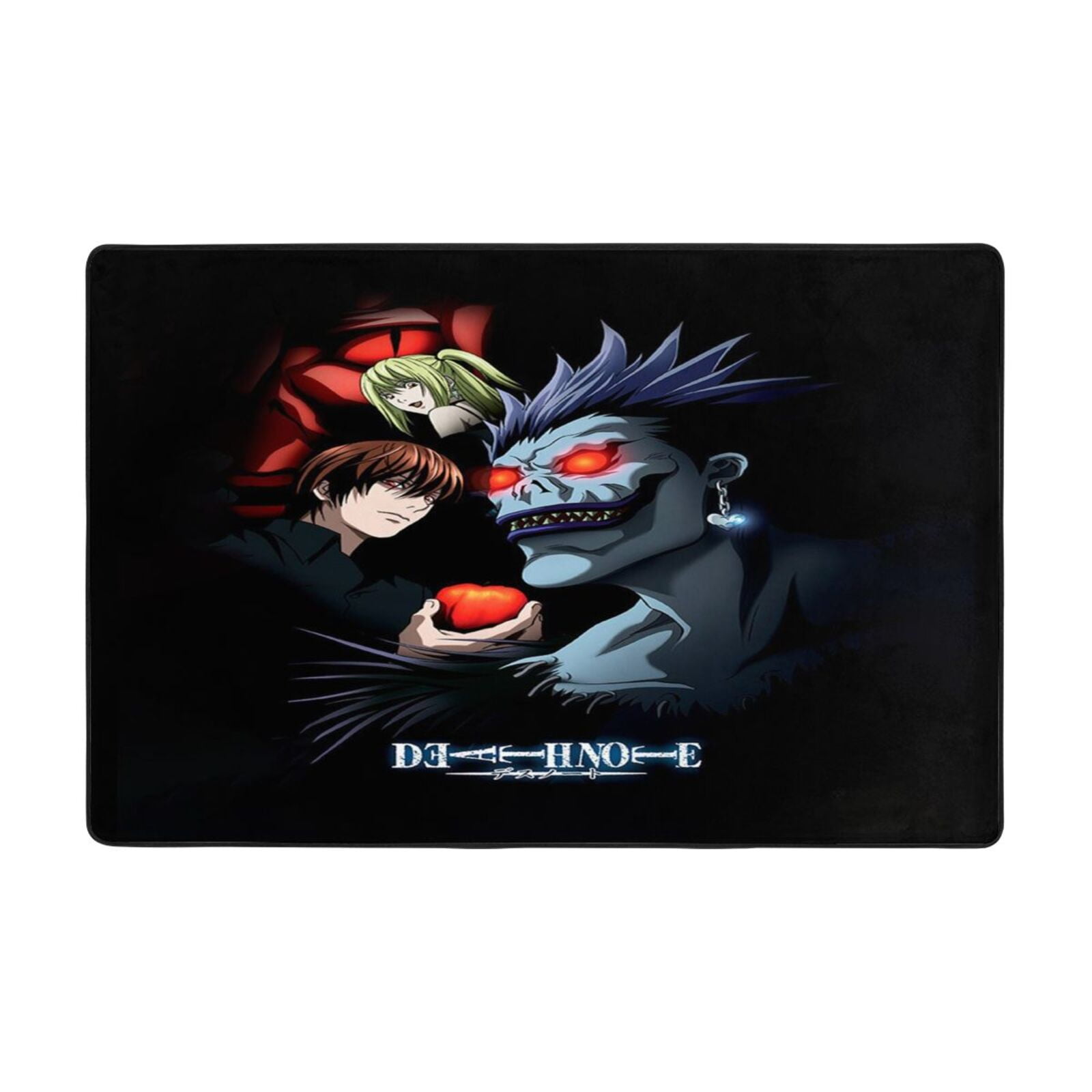 Death N0-te Area Rug Cartoon Rug Modern 3D Digital Print Large Indoor ...