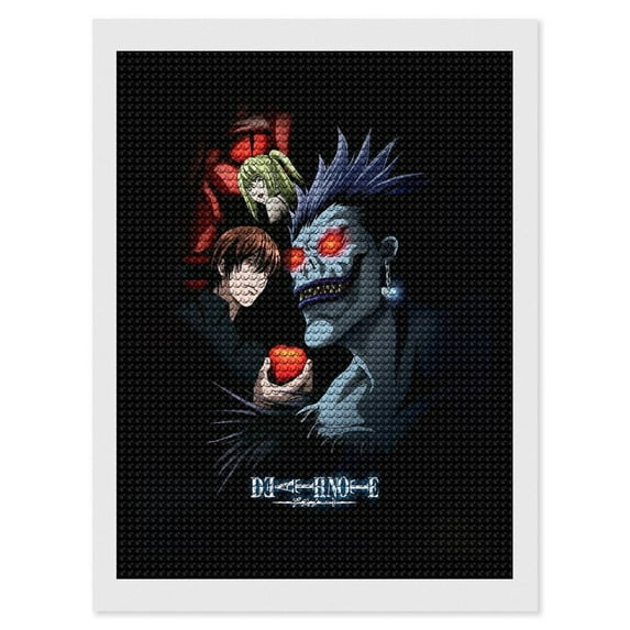 Death N0-te Diamond Art Kits for Adults Kids,DIY 5D Round Full Drill ...