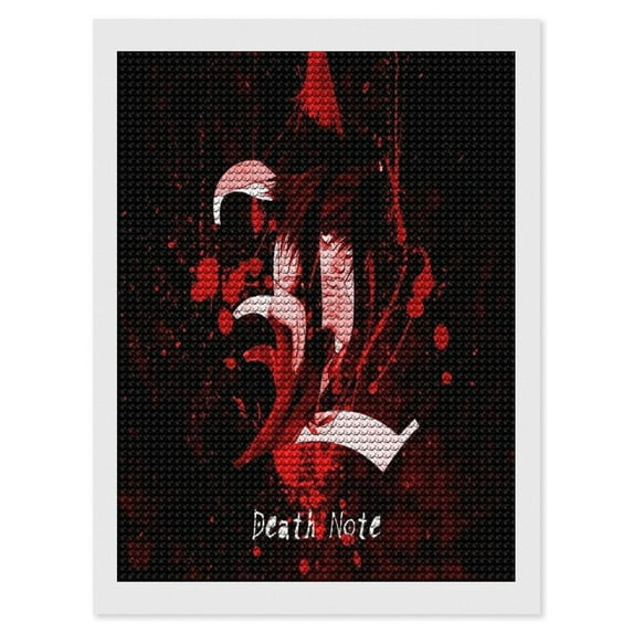 Death N0-te Diamond Art Kits for Adults Kids,DIY 5D Round Full Drill ...