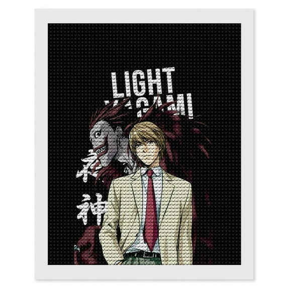 Death N0-te Diamond Art Kits for Adults Kids,DIY 5D Round Full Drill ...