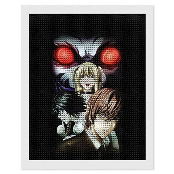 Death N0-te Diamond Art Kits for Adults Kids,DIY 5D Round Full Drill ...