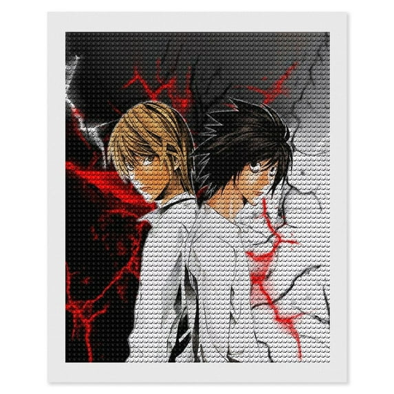 Death N0-te Diamond Art Kits for Adults Kids,DIY 5D Round Full Drill ...