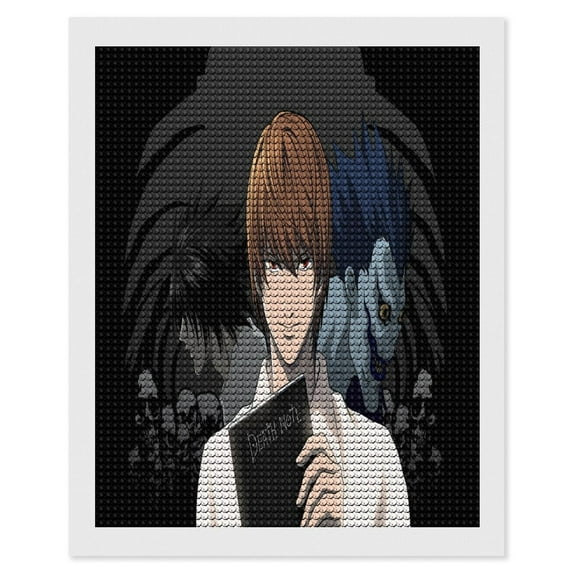 Death N0-te Diamond Art Kits for Adults Kids,DIY 5D Round Full Drill ...