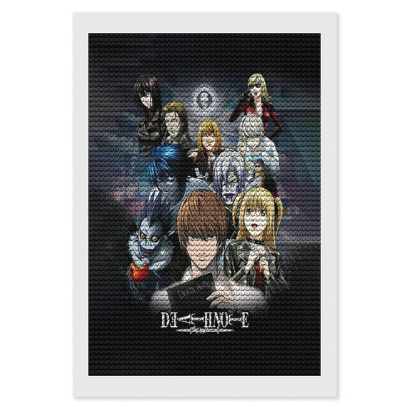 Death N0-te Diamond Art Kits for Adults Kids,DIY 5D Round Full Drill ...