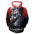 Death N0-te Hoodie Costume Cosplay Sweatshirt Sweater 3D Novelty Hooded ...