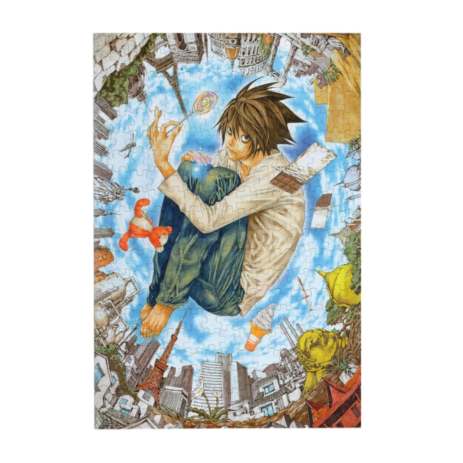 Death N0-te Jigsaw Puzzles Novelty Jigsaw Puzzle Cartoon Puzzles for ...