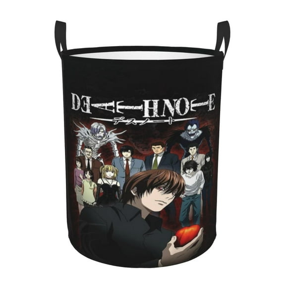Death N0-te Laundry Basket with Handle Waterproof Fabric Hamper Laundry ...