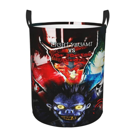 Death N0-te Laundry Basket with Handle Waterproof Fabric Hamper Laundry ...