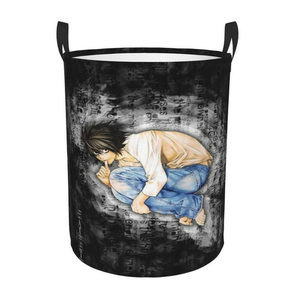 Death N0-te Laundry Basket with Handle Waterproof Fabric Hamper Laundry ...