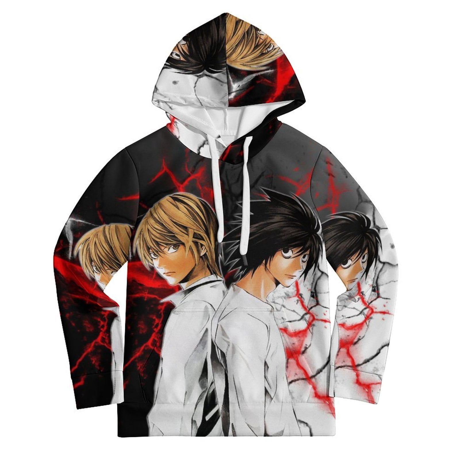 Death N0-te Lightweight Hoodie Anime Sweatshirts Pullover Long Sleeve ...