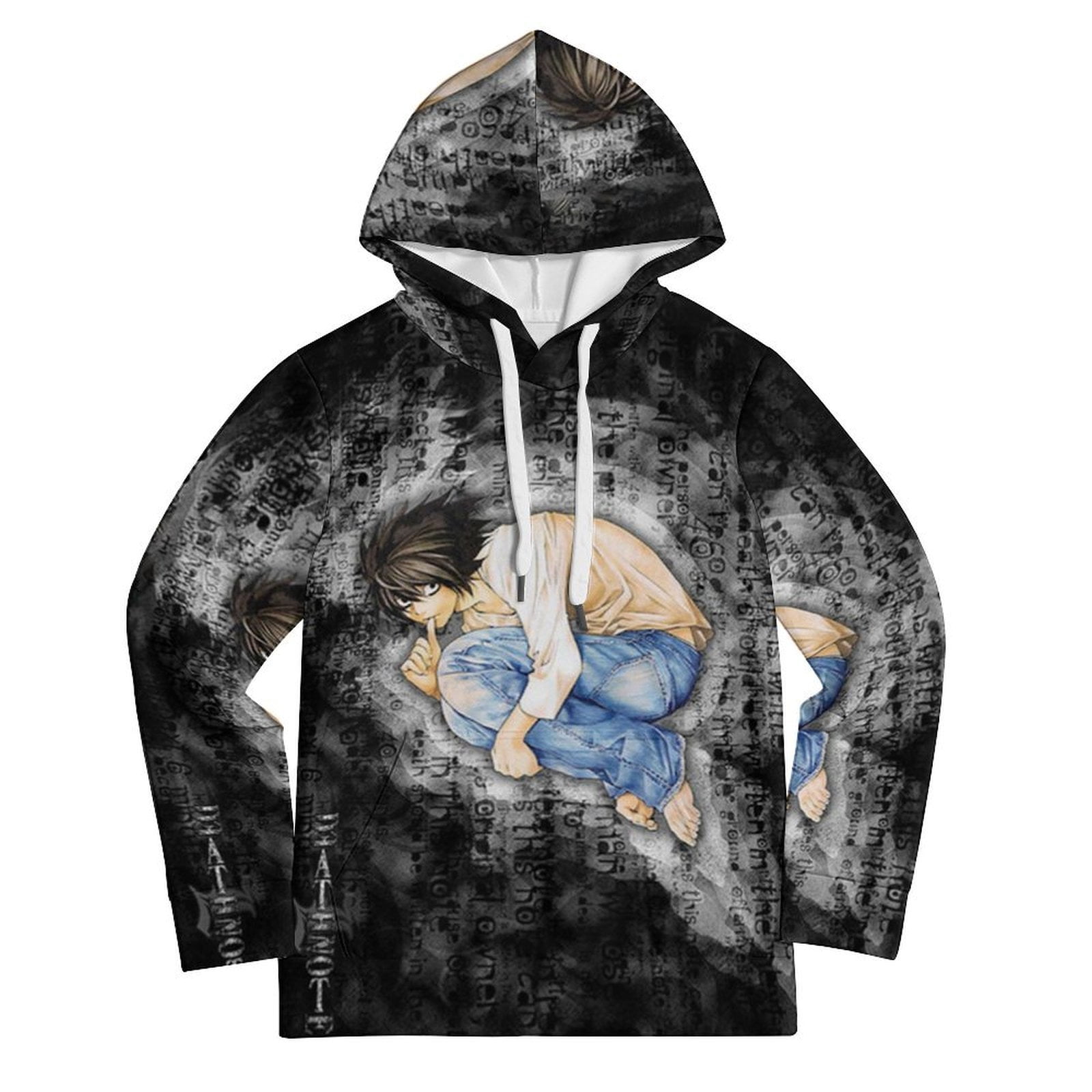 Death N0-te Lightweight Hoodie Anime Sweatshirts Pullover Long Sleeve ...