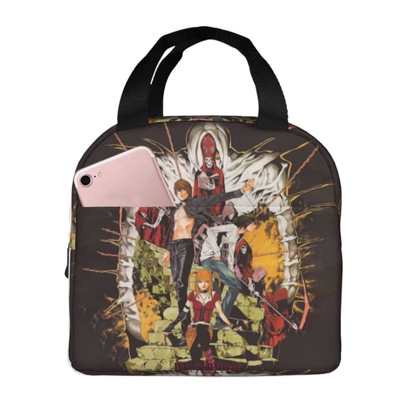 Death N0-te Lunch Bag Lunch Box Reusable Bento Box Hot and Cold Picnic ...