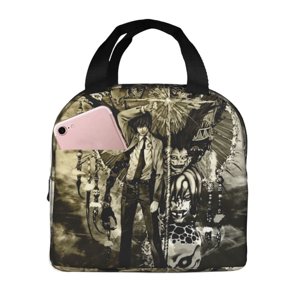 Death N0-te Lunch Bag Lunch Box Reusable Bento Box Hot and Cold Picnic ...