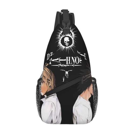 Death N0-te Sling Backpack Casual Crossbody Bag Travel Hiking Backpack ...