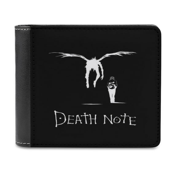 Death N0-te Wallet for Men Leather Purse Clutch Card Holders Travel ...