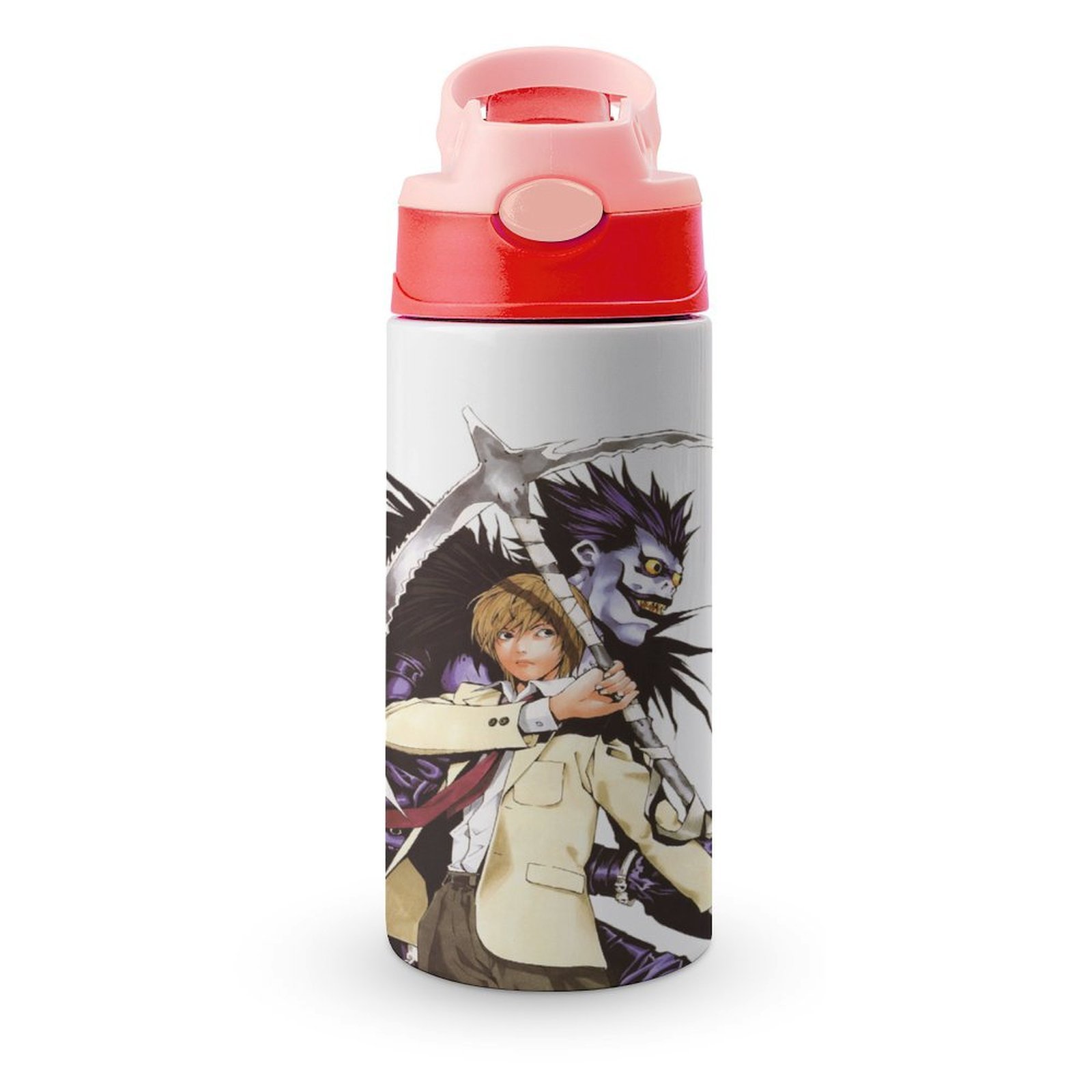 Death N0-te Water Bottle with Straw Lid Vacuum Insulated Stainless ...