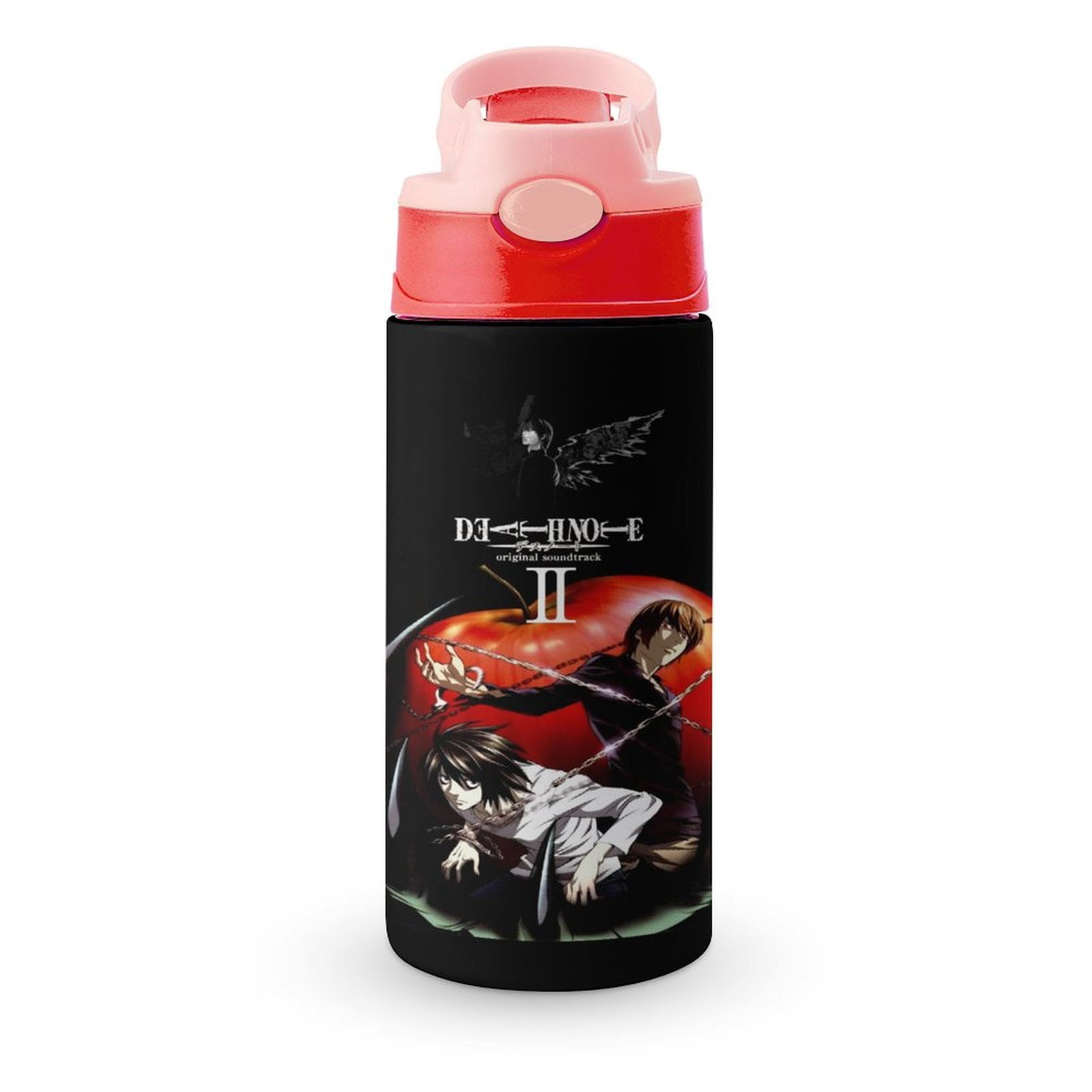 Death N0-te Water Bottle with Straw Lid Vacuum Insulated Stainless ...