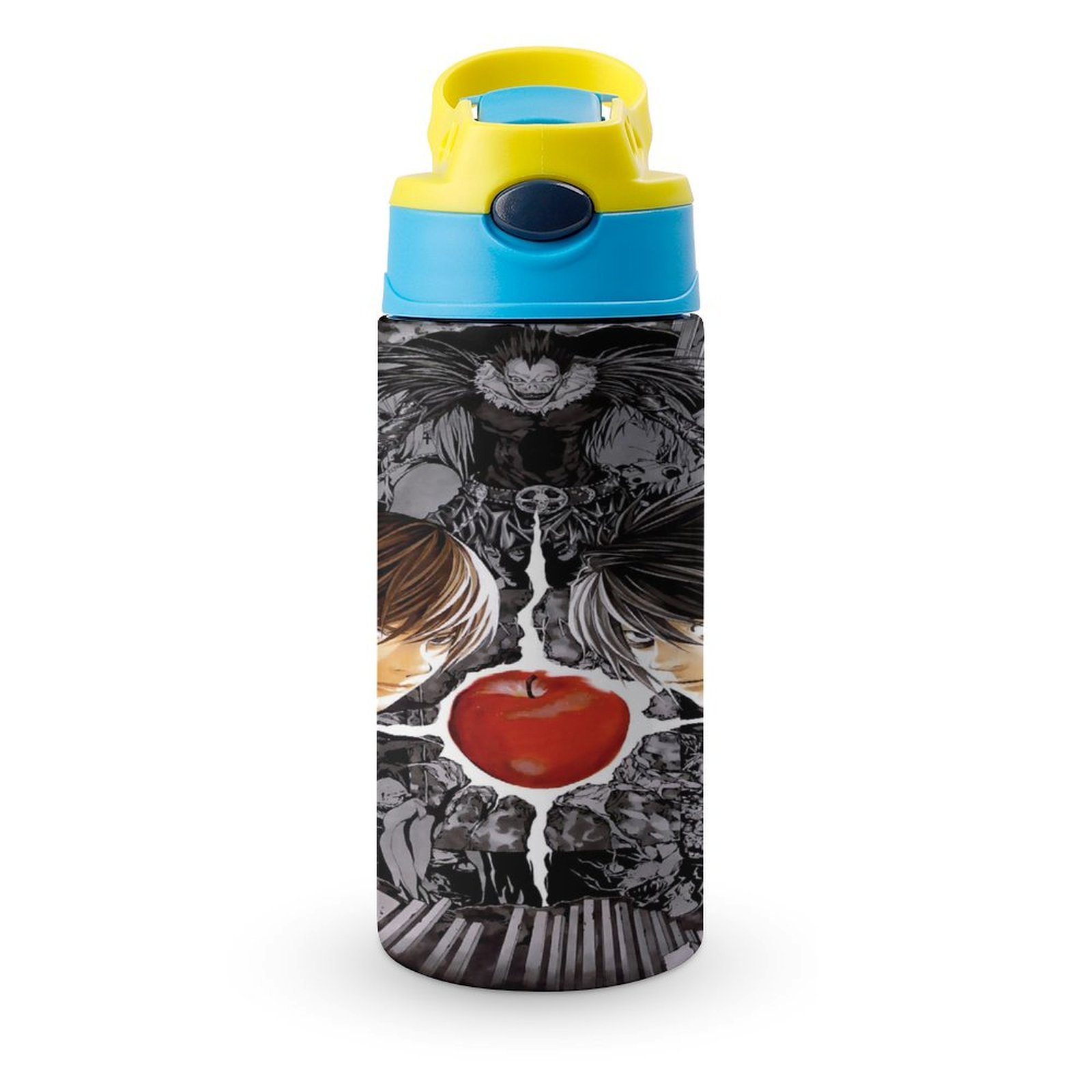 Death N0-te Water Bottle with Straw Lid Vacuum Insulated Stainless ...