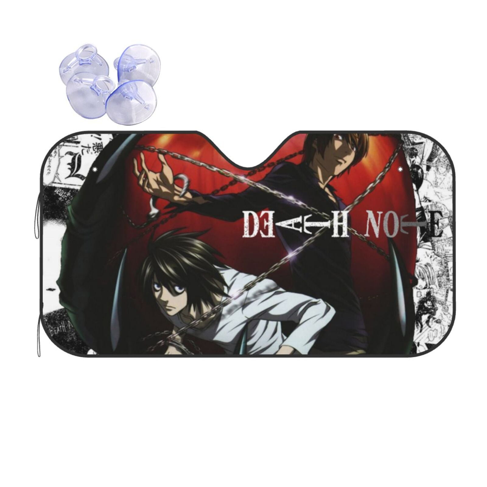 Death Note Anime Car Windshield Sun Shade Accessories Foldable ...