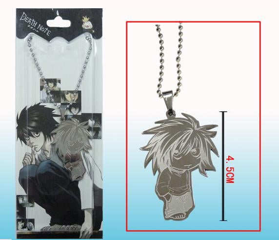 Death Note Silver Engraved Pendant Necklace, 1 Count - Walmart.com