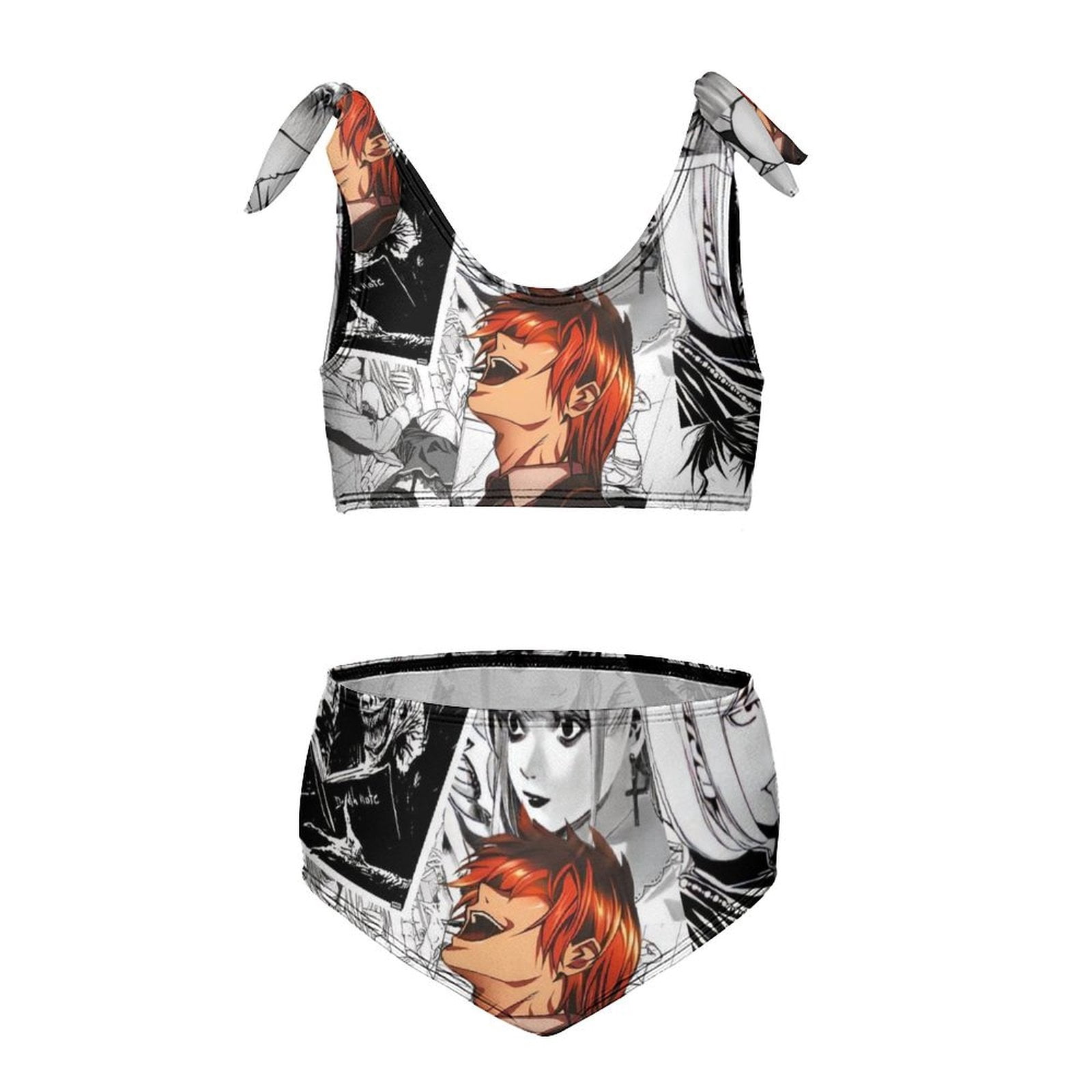 Death Note Anime Girls Swimsuits Set 2pcs Summer Holiday Bathing Suit ...