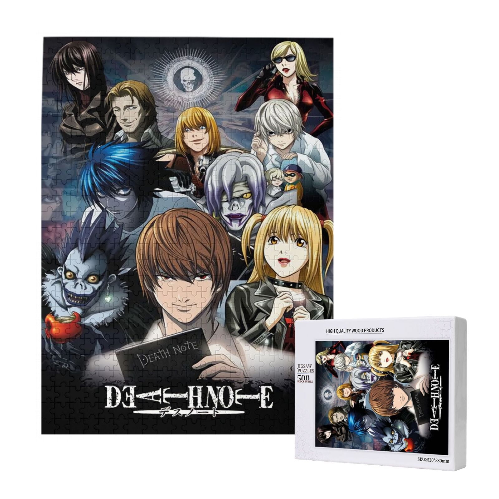 Death Note Anime Jigsaw Puzzles for Boy girl teen 300/500/1000 Pieces ...