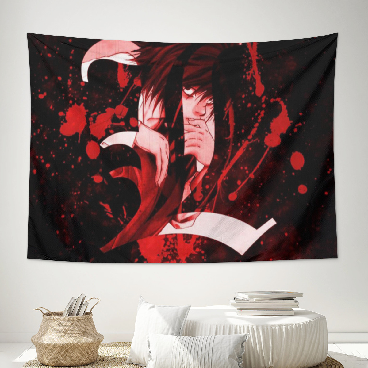 Death Note Anime Poster Tapestry - Large Wall Art Background, Birthday ...