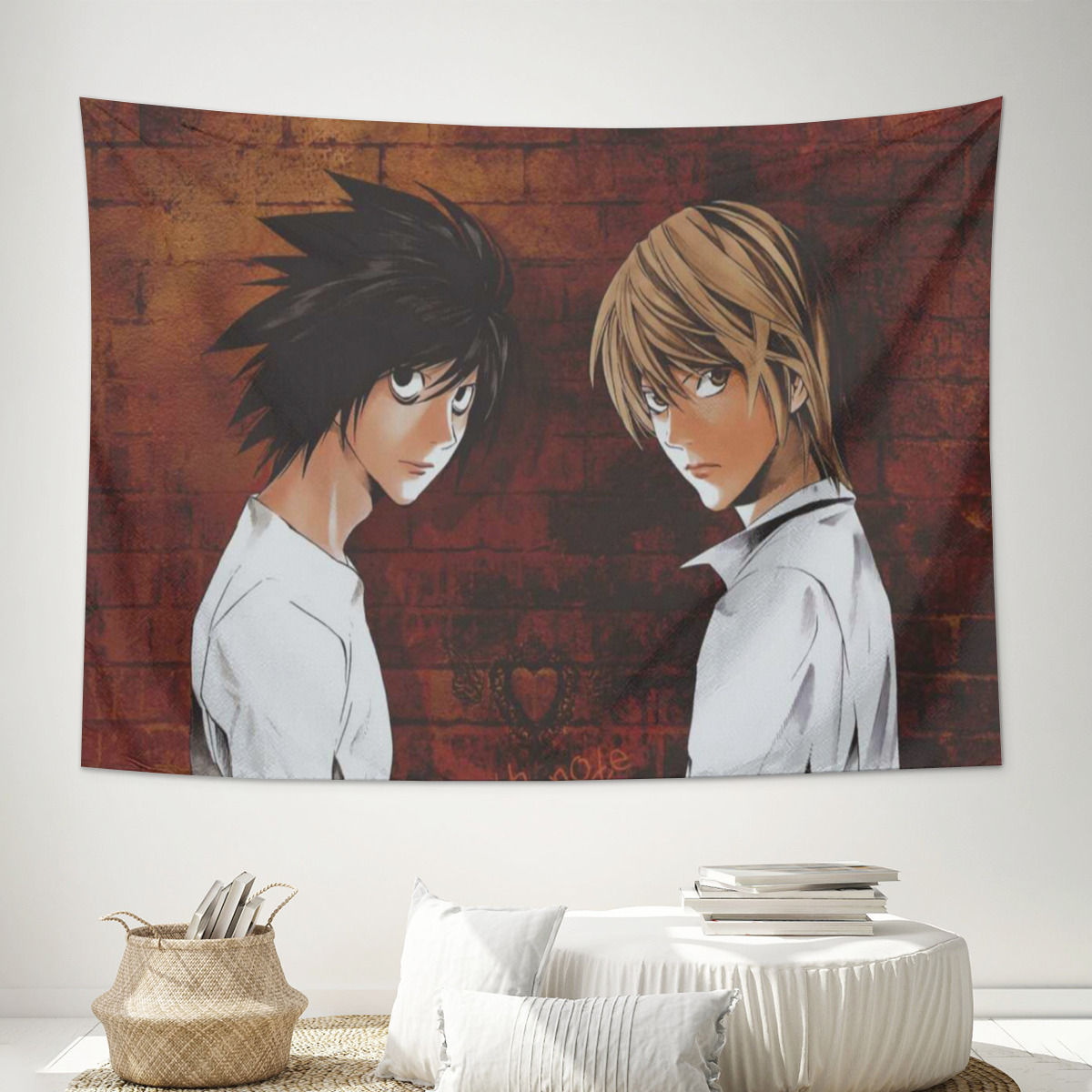 Death Note Anime Poster Tapestry - Large Wall Art Background, Birthday ...