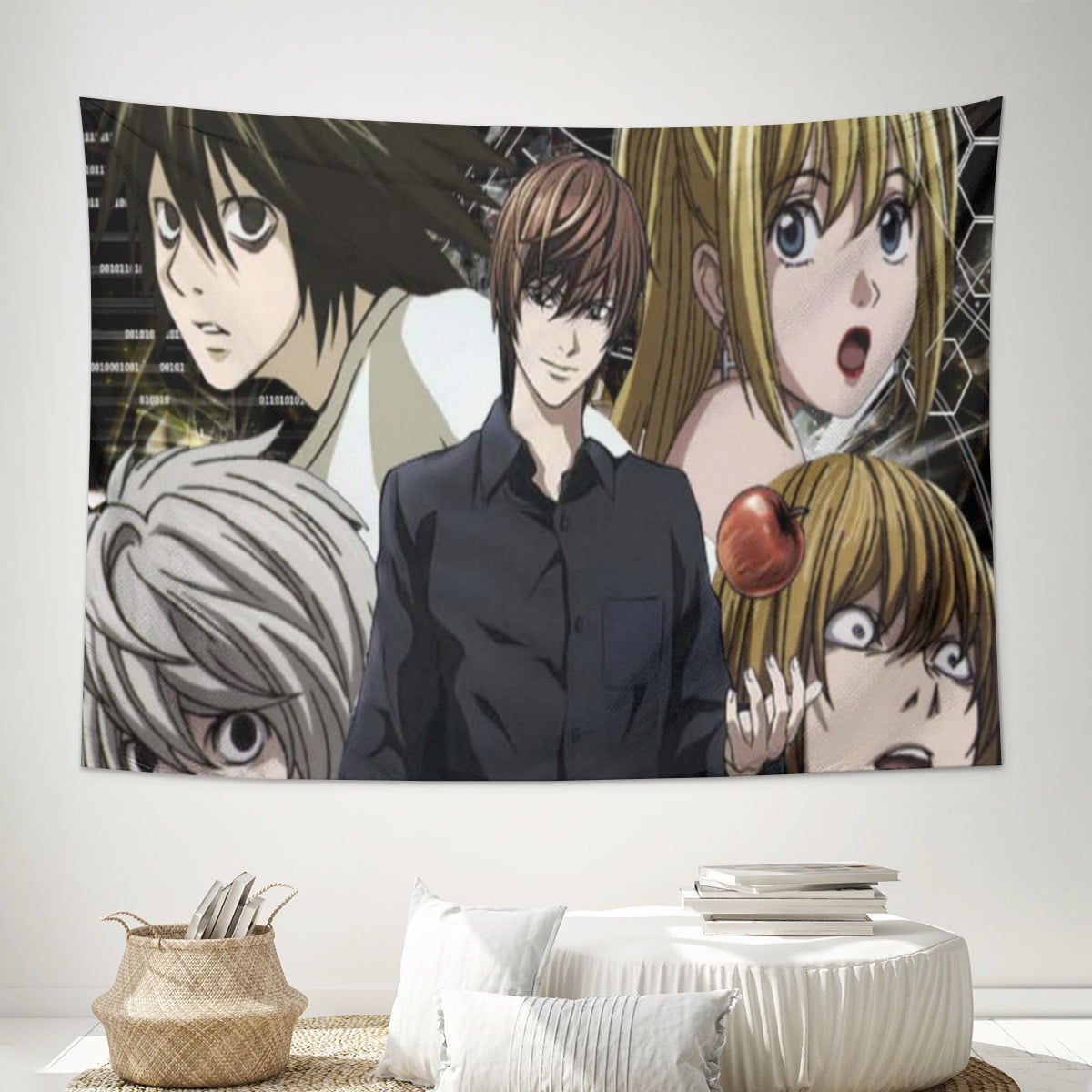 Death Note Anime Poster Tapestry - Large Wall Art Background, Birthday ...
