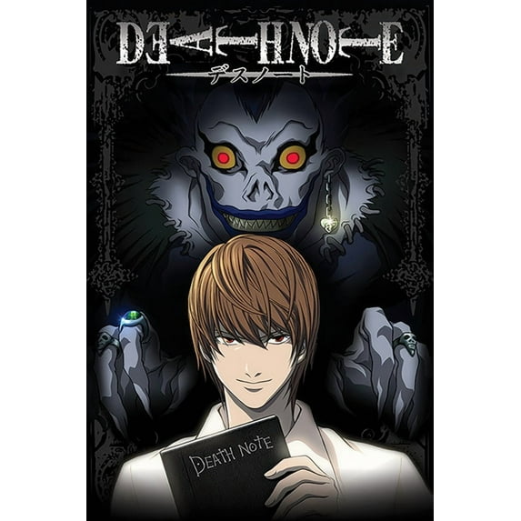 Death Note - Anime TV Show Poster (From The Shadows - Light & Ryuk ...