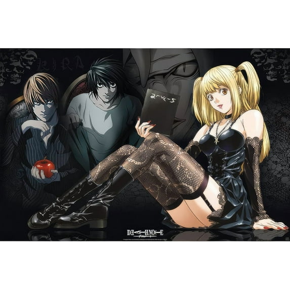 Death Note - Anime TV Show Poster (Misa, Light & L) (Size: 36" x 24 ...