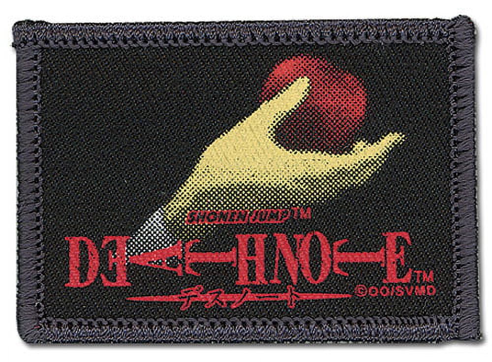 Death Note Apple In Hand Patch Forbidden Fruit DGT Printed Iron On ...