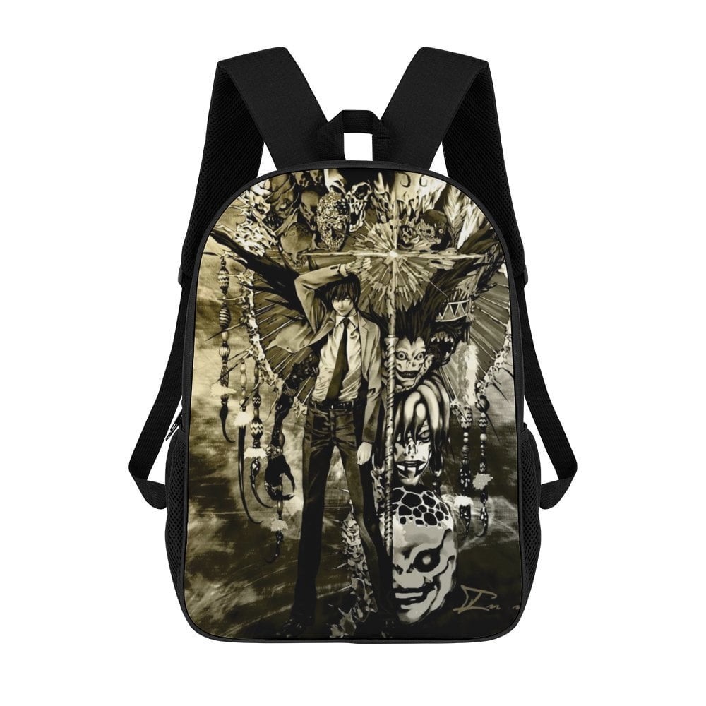 Death Note Backpack 17 Inch Shoulder Bag Sturdy Laptop Backpack Daypack ...