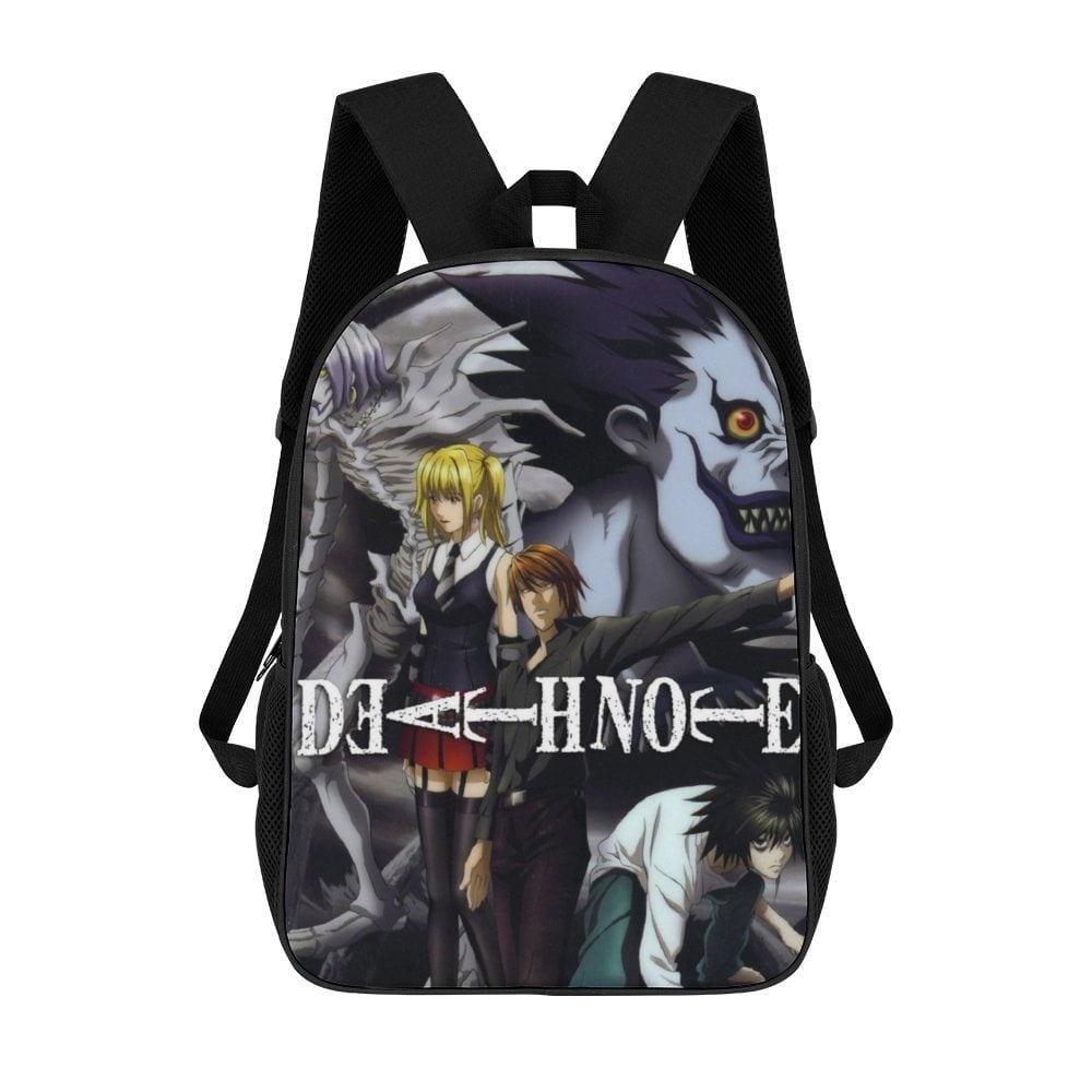 Death Note Backpack 17 Inch Shoulder Bag Sturdy Laptop Backpack Daypack ...