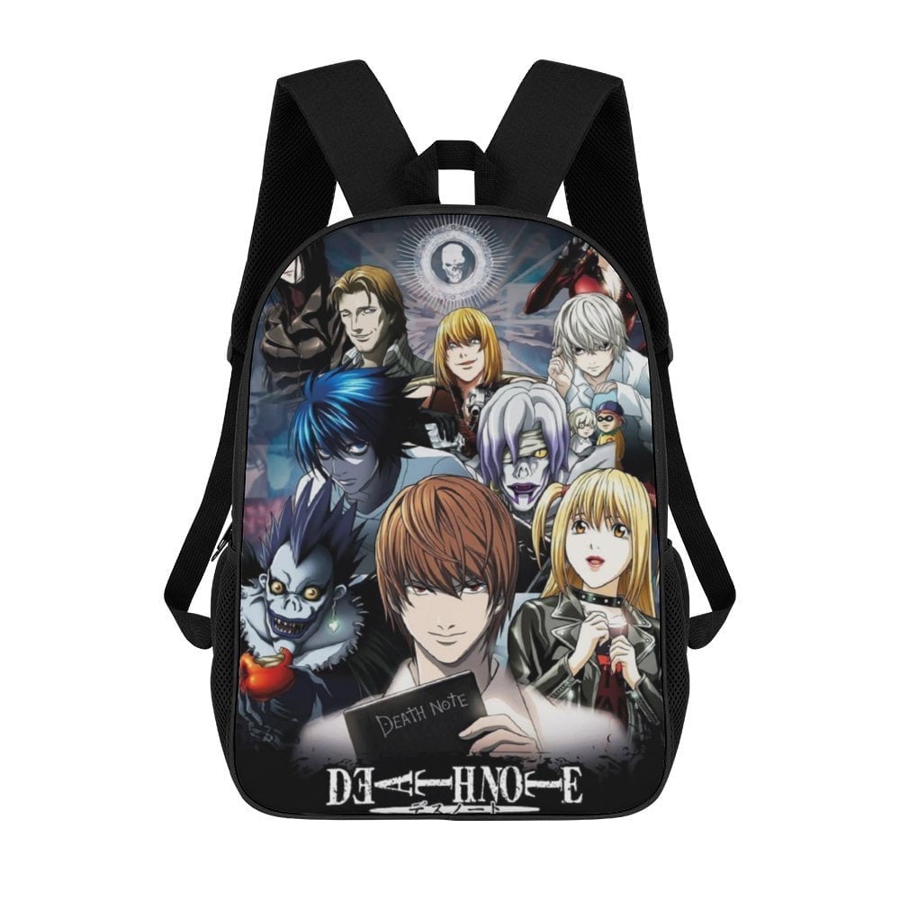 Death Note Backpack 17 Inch Shoulder Bag Sturdy Laptop Backpack Daypack ...
