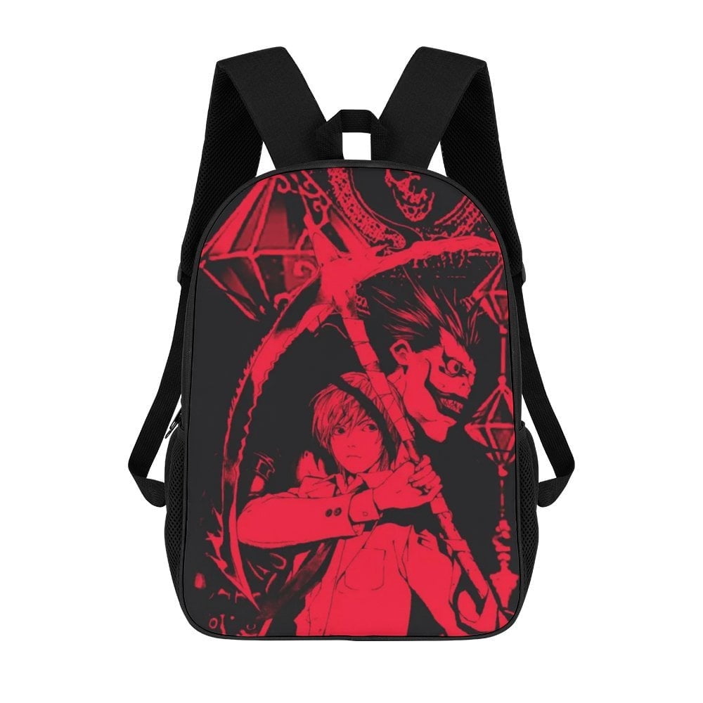 Death Note Backpack 17 Inch Shoulder Bag Sturdy Laptop Backpack Daypack ...