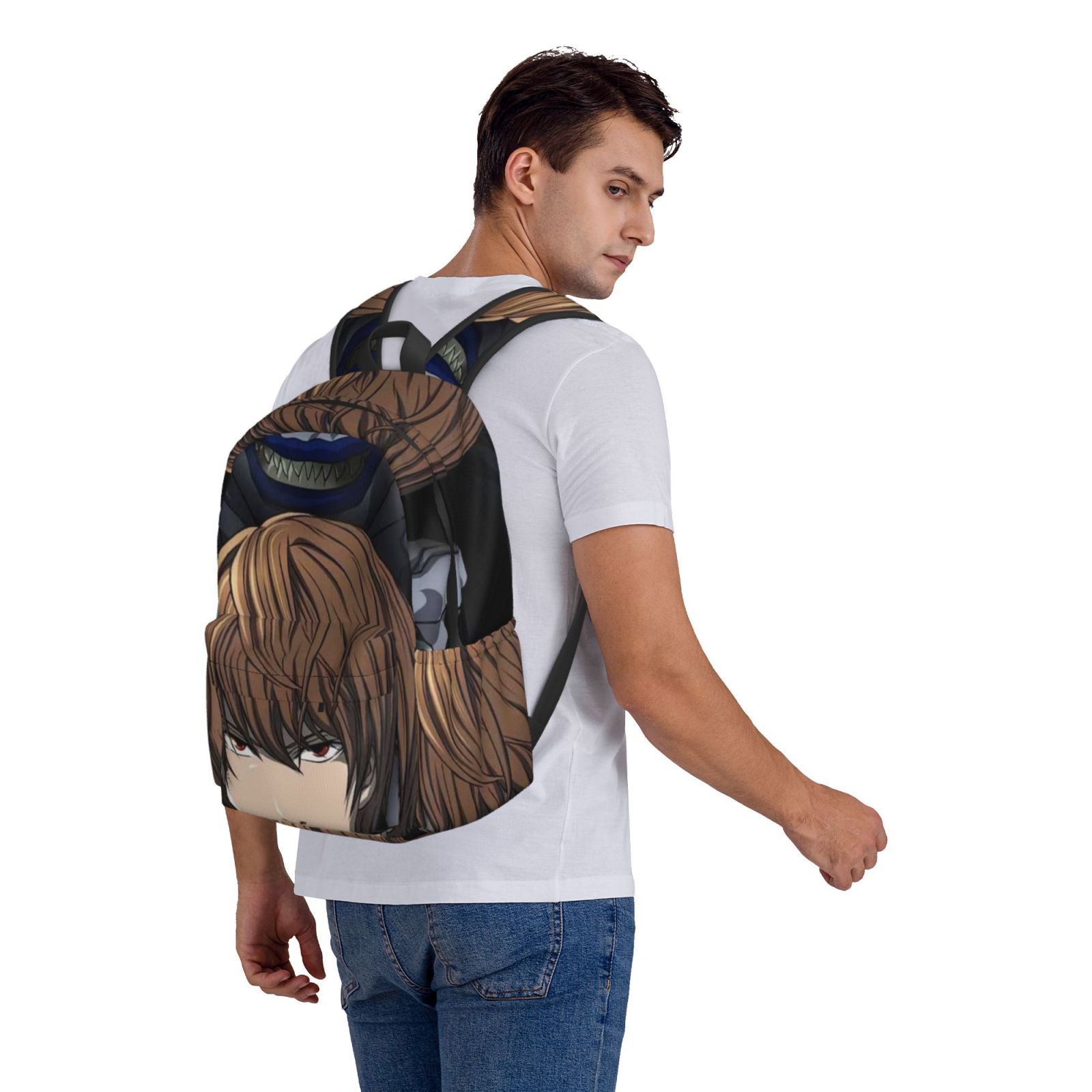 Death Note Backpack for man & woman All Over Print Bookbags ...