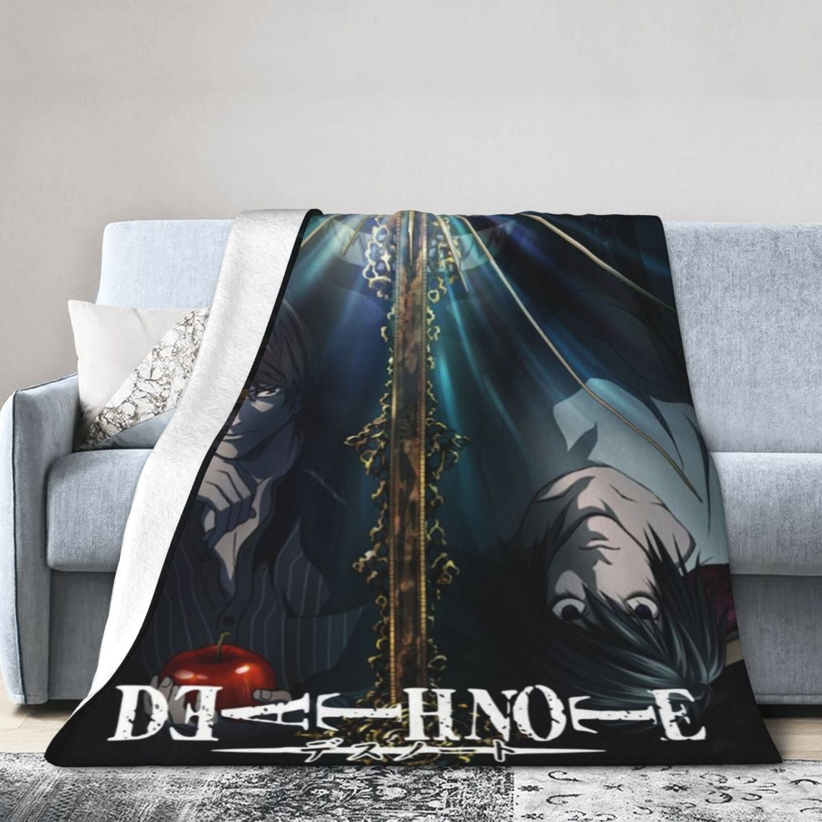 Death Note Blanket Soft Warm Flannel Air Conditioning Blanket Throw ...