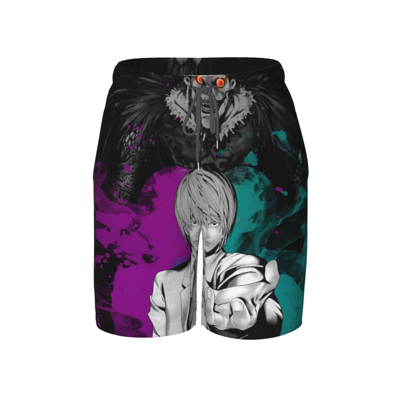 Death Note Boy's Swim Trunks Quick Dry Board Shorts Teen Drawstring ...