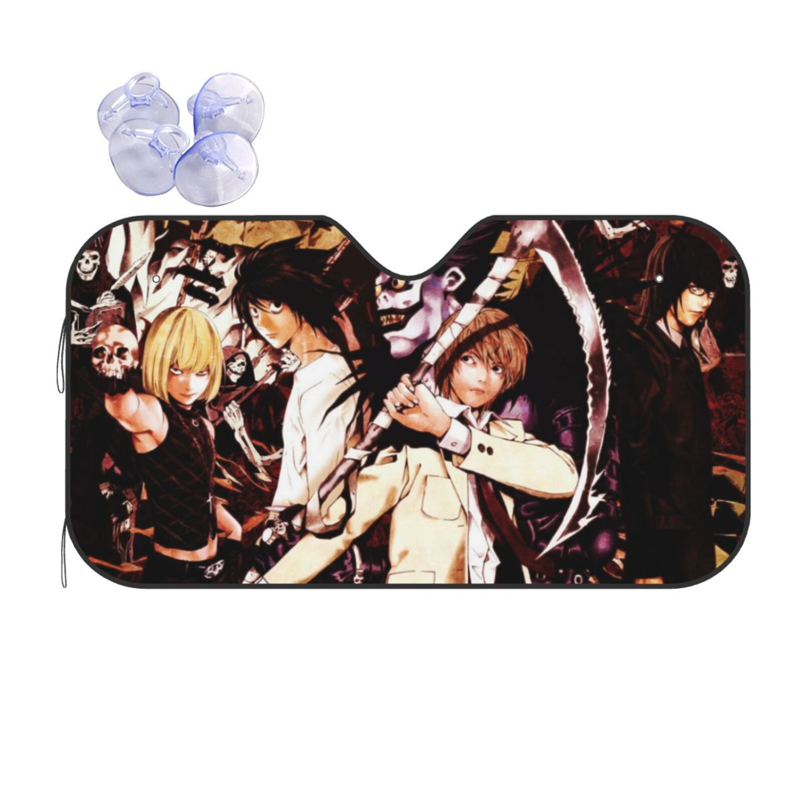 Death Note Car Windshield Sun Shade Auto Front Window Sunshade Cover ...
