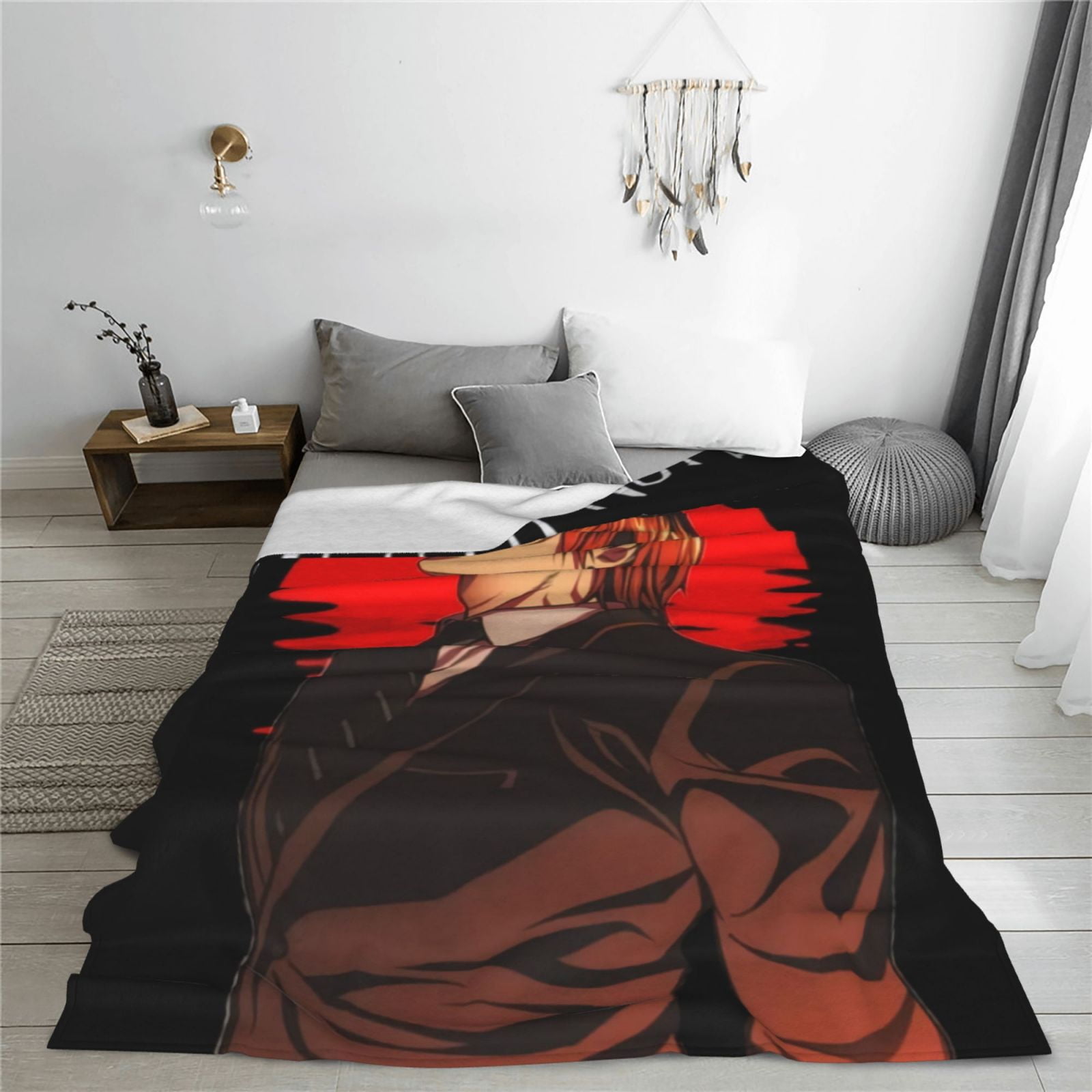 Death Note Cartoon Printing Throw Blanket, All Seasons Flannel Fleece ...