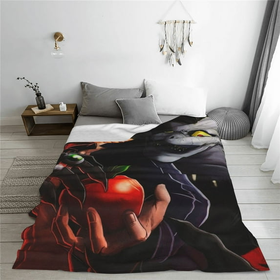 Death Note Cartoon Printing Throw Blanket, All Seasons Flannel Fleece ...