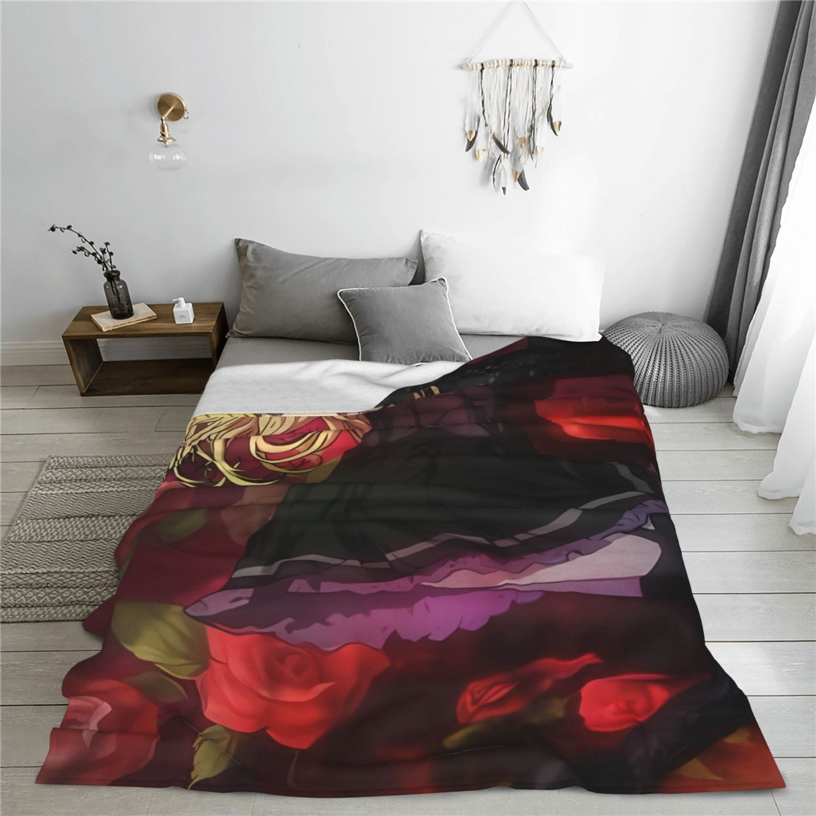 Death Note Cartoon Printing Throw Blanket, All Seasons Flannel Fleece ...