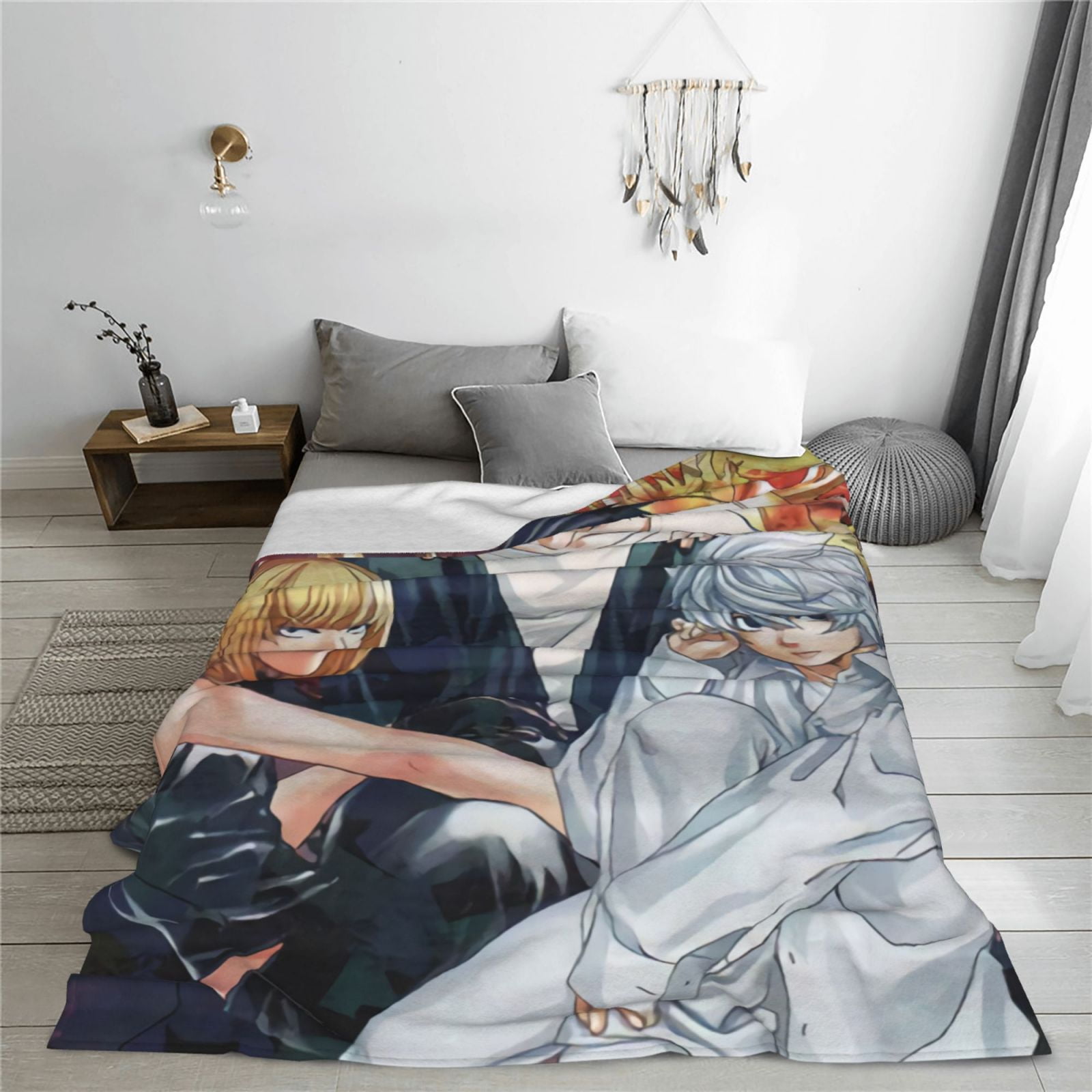 Death Note Cartoon Printing Throw Blanket, All Seasons Flannel Fleece ...