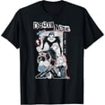Death Note Character Collage with Kanji Anime T-Shirt Cotton Short ...